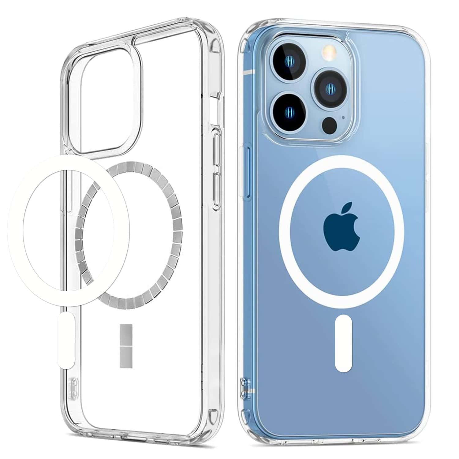 iPhone 16 Clear Hybrid MagSafe Phone Case - Qeeca Case